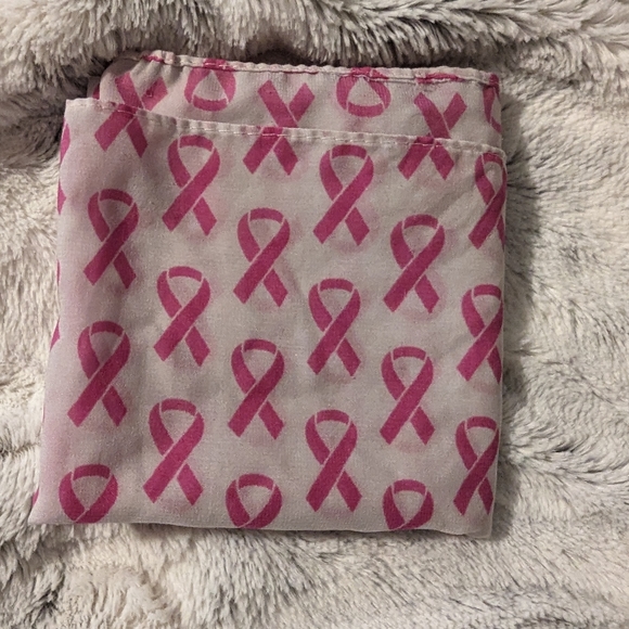 Accessories | Breast Cancer Awareness Sheer 18 Inch Bandana Pink ...